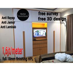 Jual LEMARI PAKAIAN MINIMALIS CUSTOM MULTIPLEX - HPL Luar Dalam ...