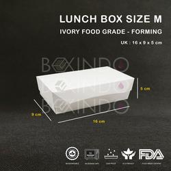 Jual Paper Lunch Box Ukuran M Kemasan Makanan Food Grade - Jakarta ...