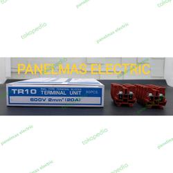 Jual Terminal Block TR10 Model Kasuga TR10 TR-10 TR 10 Coklat 600V 20A ...