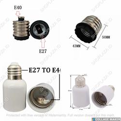 Jual FITING CONVERTER E27 KE E40 / E40 KE E27 - E27-E40 PUTIH - Jakarta Barat - shoplaza id ...