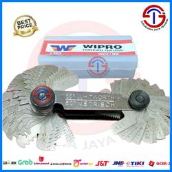 Jual WIPRO Mal Ulir Drat Thread Screw Pitch Gauge Set Inch / Mm ...