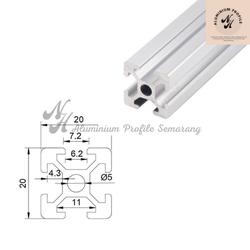 Promo ALUMINIUM PROFILE 2020 T SLOT SILVER PER 1 CM MURAH BERKUALITAS - Per 1 Cm - Kab. Bekasi ...