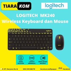 Promo Logitech MK240 Wireless Keyboard dan Mouse - Black - Jakarta ...