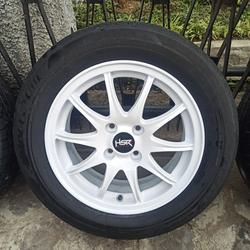 Jual velg model rally R15 pcd 4×100 plus ban 185 55 15 - Kota Bandung ...