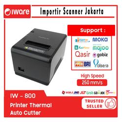 Promo PRINTER THERMAL 80MM AUTO CUTTER USB+LAN+RJ11 IWARE IW-8220 Cicil ...