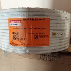 Jual KABEL NYM 3X2.5 3X2,5 mm 100M (METER) KABEL METAL INDONESIA / KMI ...