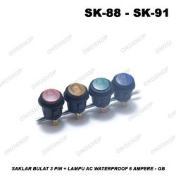 Jual Saklar on off Saklar Power ON OFF 4 Pin Switch DPST 4 kaki Arus AC ...