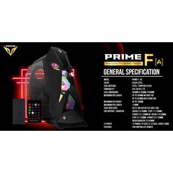 Jual Casing PRIME A - F Alumunium Gaming Case - Left Tempered Glass ...