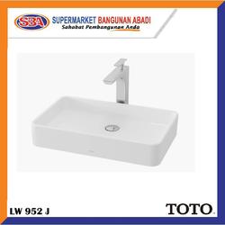 Jual Wastafel TOTO LW952J w/f ORI TOTO Lengkap Kran/Wastafel Lw 952 J ...
