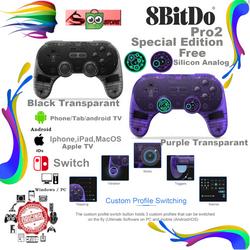 Jual 8bitdo Pro 2 Wireless Gamepad Switch PC Android MacOs Joystick Ori ...