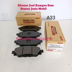 Jual Kampas Rem Depan Brake Pad Hilux revo dc 2020 Up 04465-0K580 ...