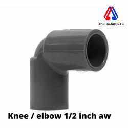 Jual Long elbow 1/2 pvc 90° / Boch pvc 1/2 / Elbow knee 1/2 inch pvc ...