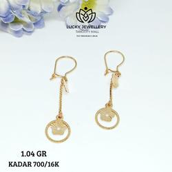 Jual ANTING GANTUNG BINTANG EMAS KUNING KADAR 700/16K 1.36 GR - Kota ...