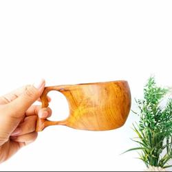 Jual Cameo Wooden Mug / Gelas Kayu / Kuksa Kayu / Cangkir Kayu Jati ...