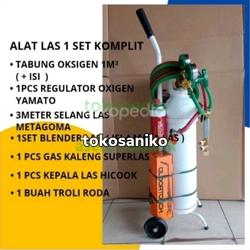 Jual Portable Welding Tools Set / Alat Las Set Tabung Oksigen + LPG ...