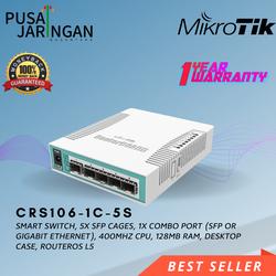 Jual MikroTik CRS 106 1C 5S CRS106-1C-5S - Jakarta Barat - TEPRA | Tokopedia