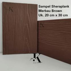 Jual Sampel Shera Plank / Sample Shera Walnut 20 cm x 30 cm / Lisplank ...