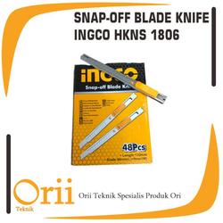 Promo Box Cutter Small (9 mm) INGCO HKNS1806 - Knife Blade Kecil 9mm ...