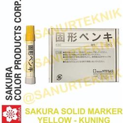 Jual Solid Marker Sakura KUNING 1 BOX KSC#3 Spidol Penanda BESI STEEL ...