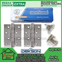 Jual Ecoline Hinge Dekkson 4x3x2MM 2BB SSS, Engsel Stainless 4 Inch ...