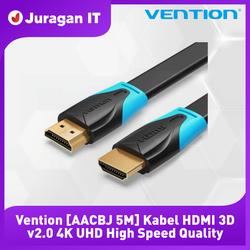 Jual Vention [AACBJ 5M] Kabel HDMI 3D v2.0 4K UHD High Speed Quality - Bulat AAG - Jakarta Barat ...