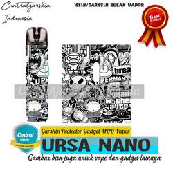 Jual Sticker SKIN Garskin URSA NANO PRO - DOODLE ART BLACK WHITE - Kab ...