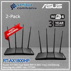 Promo ASUS RT-AX1800HP Dual Band AX1800 High Power WiFi 6 Router with ...