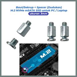 Jual Baut SSD M.2 SATA NVMe SSD M2 NVME Screw Sekrup Mur Stainless ...