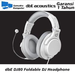 Jual dbE DJ80 Foldable DJ Headphone with Detachable Microphone - Putih ...