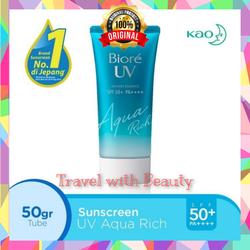 Promo Biore UV Aqua Rich Sunscreen Watery Essence SPF50 PA++++ 50gr - - KAO Official Store ...