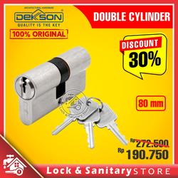 Jual Dekson /Dekkson CYL DC DL 60MM SN Double Cylinder Silinder Kunci Pintu - Kota Surabaya ...