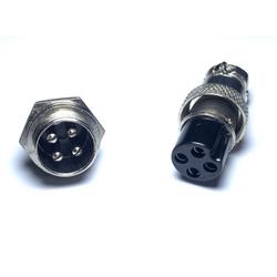Jual Jack Connector CB 4 Pin Set Male/Female Socket CB 4 Pin - Kota Tangerang Selatan - IwaME ...