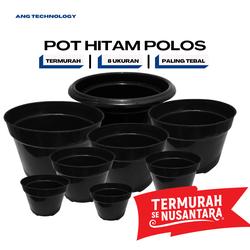 Jual Pot GANTUNG DINDING 20 CM ANG Pot Bunga Tanaman Putih Hitam mirip ...