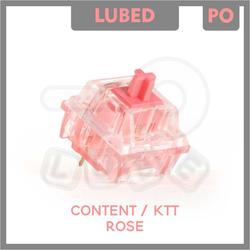 Jual Content KTT Rose Pre-Lubed Mechanical keyboard switch (Linear ...