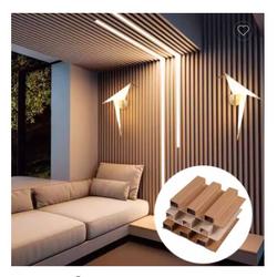 Jual Wood panel wpc wallpanel PVC woodpanel 3D wallpanel 3D Kayu Hitam ...