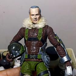Jual Custom Headsculpt actor Michael Keaton Old - Painted, 1/12 - Kota ...