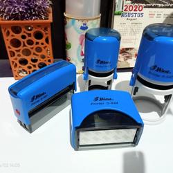 Jual Stempel Shiny / Custom Siap Pake / Self Inking Stamp - bulat 3.8 ...