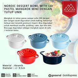 Jual Mangkok Keramik Mini Tutup | Ceramic Bowl | Ramekin Oven Nordic ...