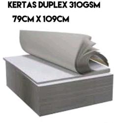 Jual kertas Duplek Duplex 310 gsm Ukuran Plano. 79 cm X 109 cm ...
