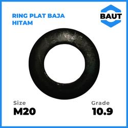 Jual M20 Ring Plat Baja Hitam / Washer Plate 8.8 20mm Tebal 3mm ...