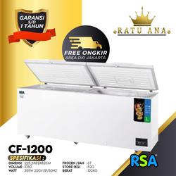 Jual CHEST FREEZER RSA CF 1200 KULKAS BOX 1000 LITER ORIGINAL - Kab ...