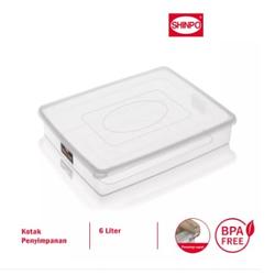 Jual Shinpo Donatsu 306L Box Plastik Kotak Donat Box Pastry Kotak Kue ...