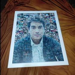 Jual MOZAIK FOTO edisi ulang tahun Uk. A3 - Frame Minimalis - Kota ...