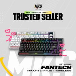 Jual Fantech MAXFIT81 Frost Wireless 75% Mechanical Keyboard Gaming ABS ...