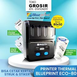 Promo Printer Portable Thermal 80 BLUEPRINT ECO80 USB + Bluetooth Cicil ...