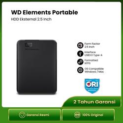 Promo WD Element Elements 1TB 2TB 4TB 5TB - HDD Hardisk Eksternal 2.5 ...