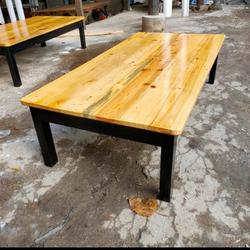 Jual MEJA LESEHAN KAYU JATI ASLI GAYA JEPANG NATURAL KAYU ELEGANT DAN ...