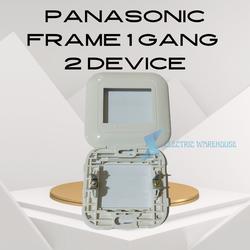 Jual Panasonic Frame 1 Gang 2 Device WEJ78029 WIDE SERIES - Jakarta ...