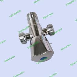 Jual stop kran T / kran cabang / kran kloset - stainlessus304 - Kota ...
