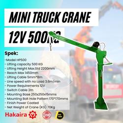 Jual Mini Truck Crane Lifting Crane Katrol Mobil Truk 500KG 500 kg 12V ...